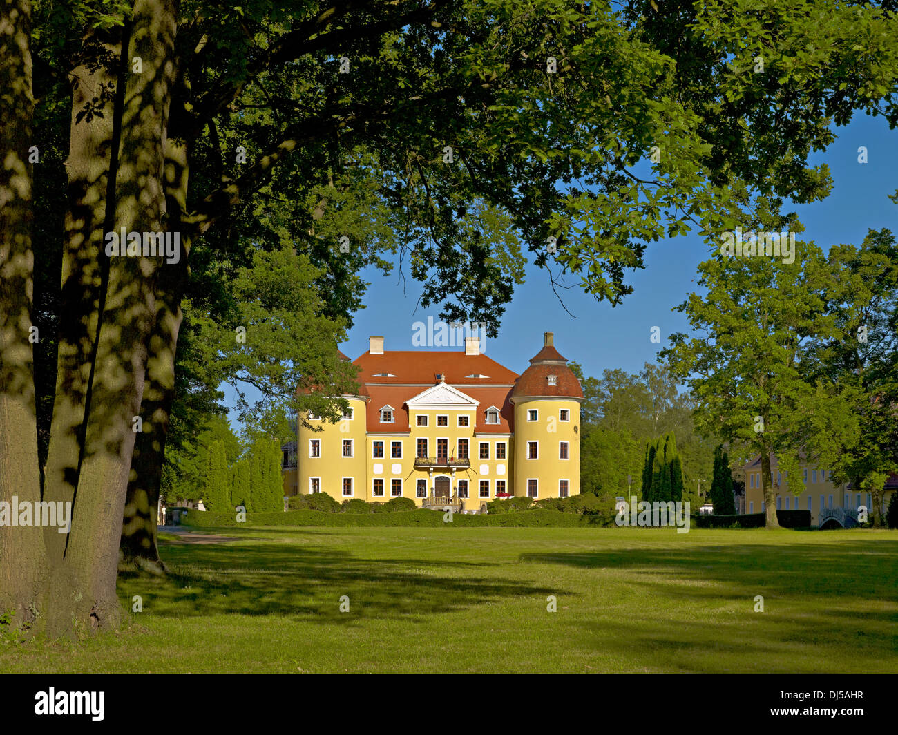 Castle Milkel, Upper Lusatia, Saxony, Germany Stock Photo - Alamy