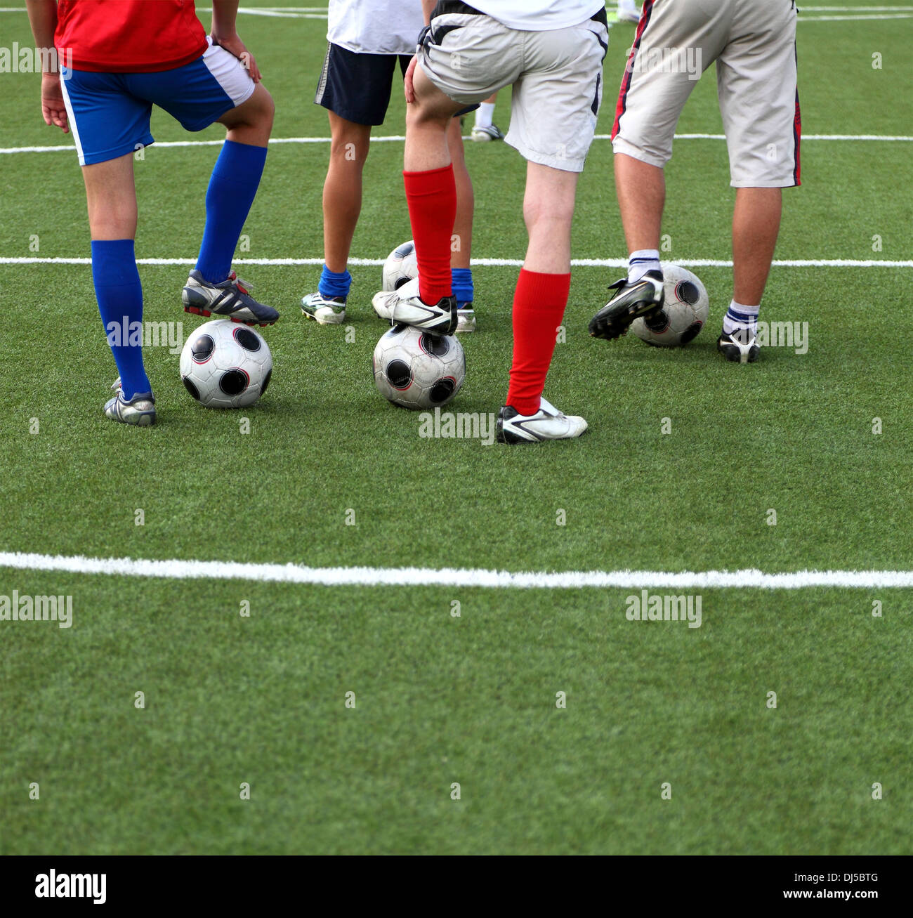 Soccer Players On A Field High Resolution Stock Photography and Images ...
