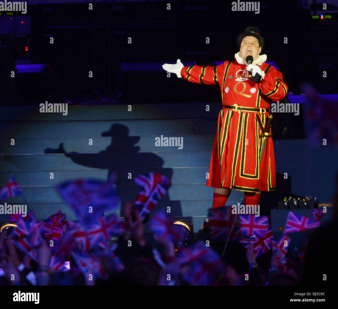 Peter Kaye performs at The Diamond Jubilee Concert at Buckingham Palace ...