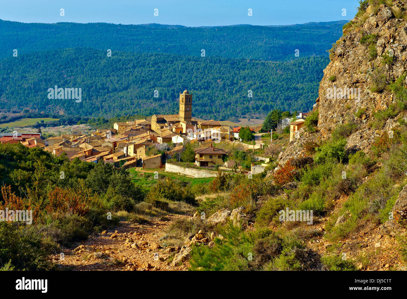 Spanish medieval tower hi-res stock photography and images - Alamy