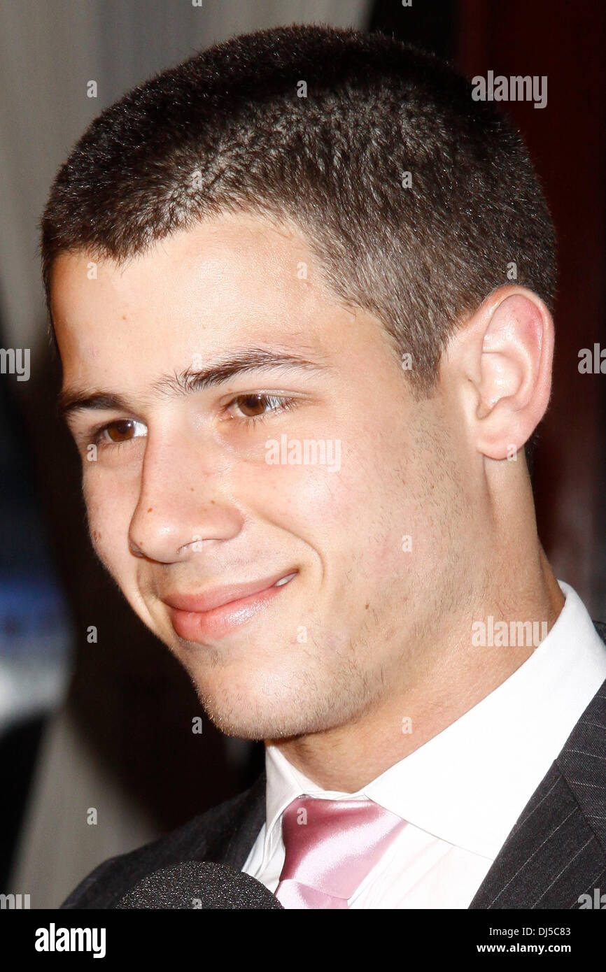 Nick Jonas The 2012 Broadway Beacon Awards held at The Hudson Theatre ...
