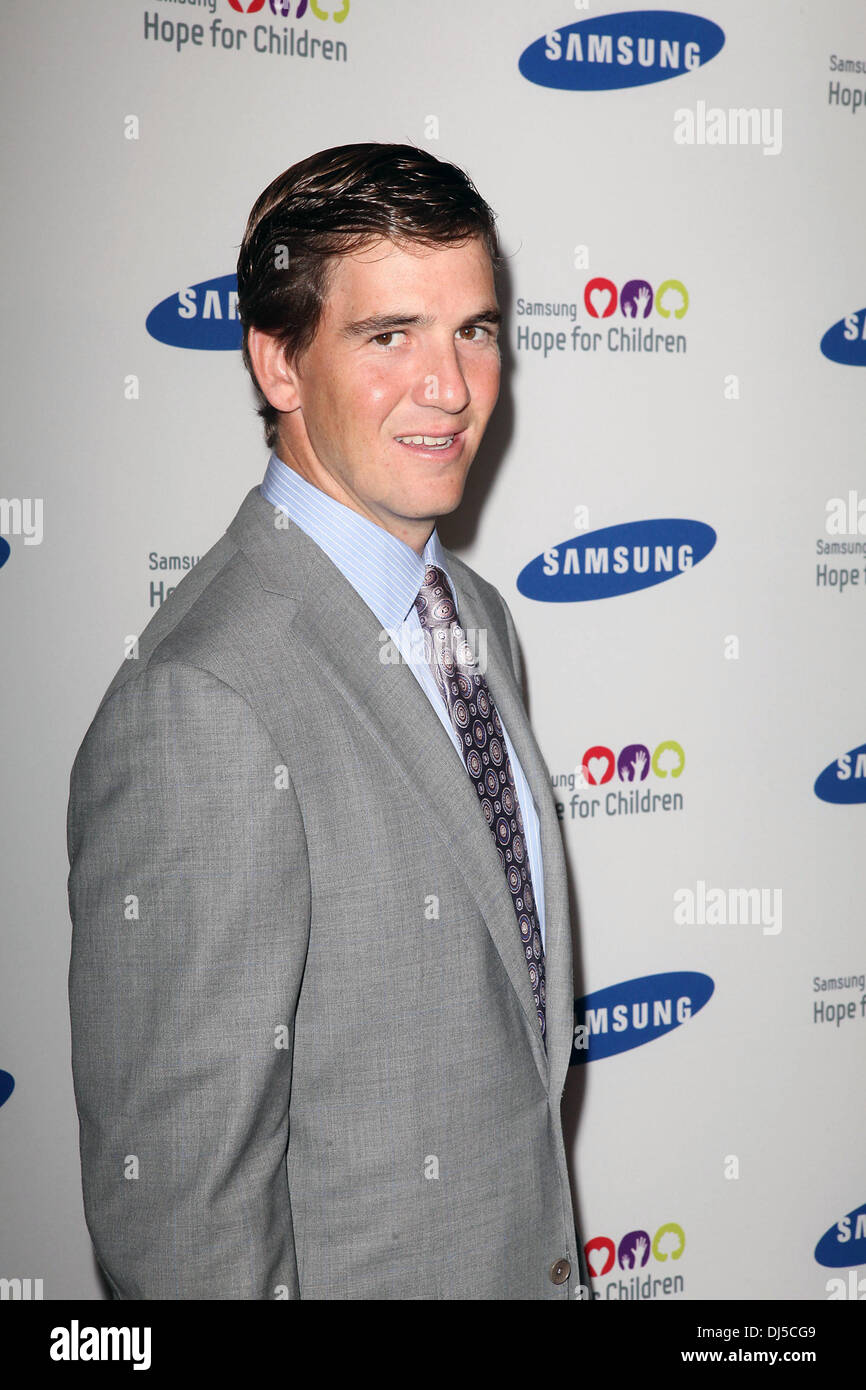 Eli Manning, Samsung's Annual Hope for Children gala held at the ...