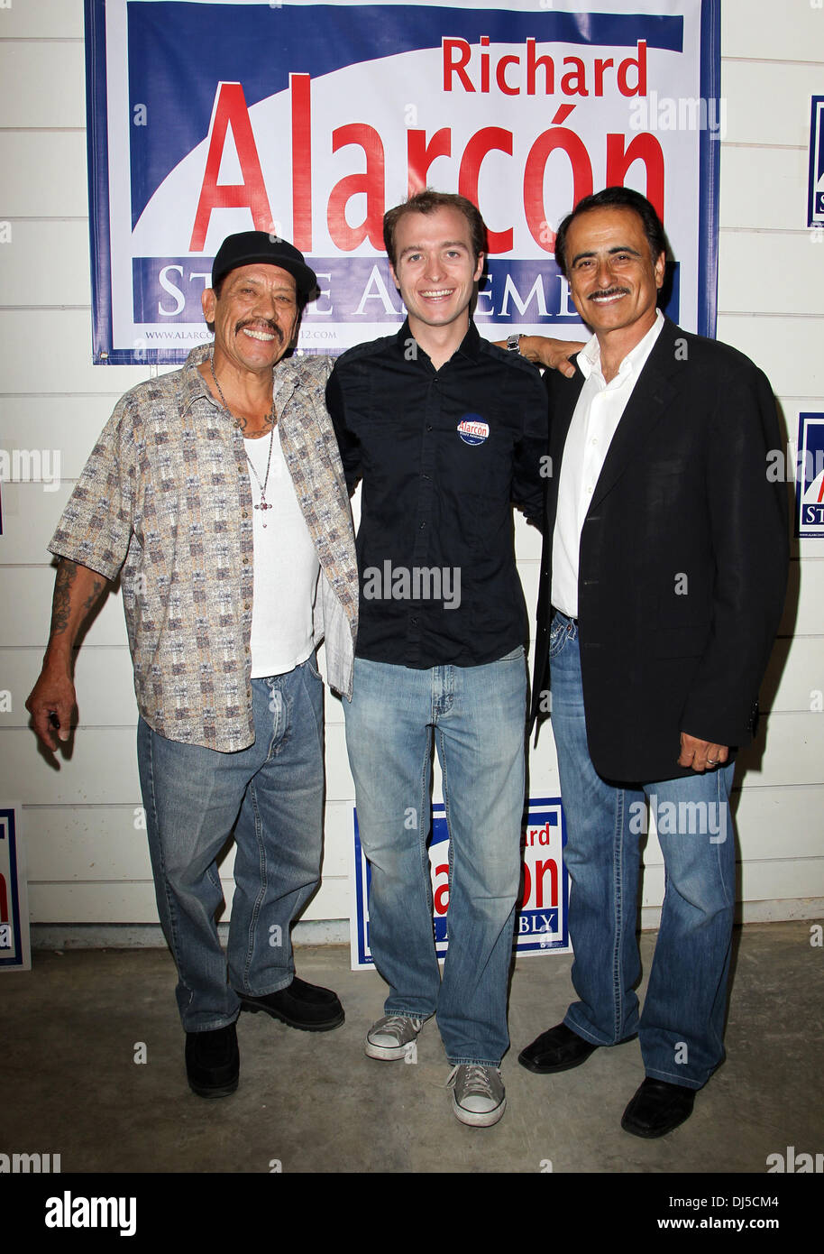 Danny Trejo, David Graham-Caso, Councilmember Richard Alarcon Machete ...
