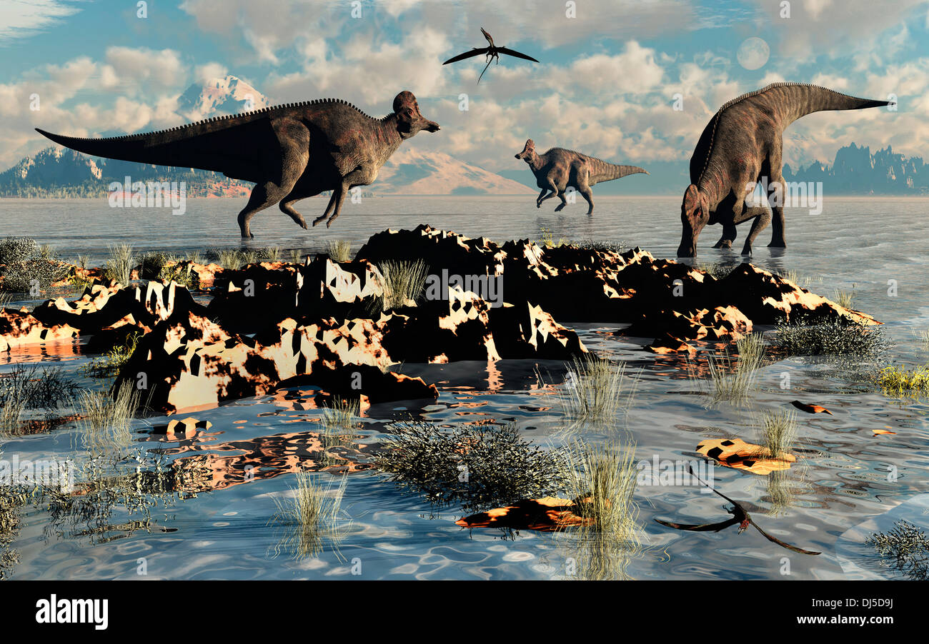 Corythosaurus hi-res stock photography and images - Alamy