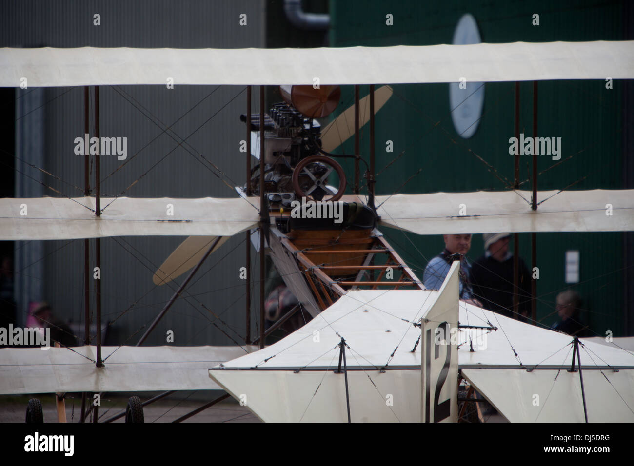 Avro Triplane at a Shuttleworth Collection air display at Old warden ...