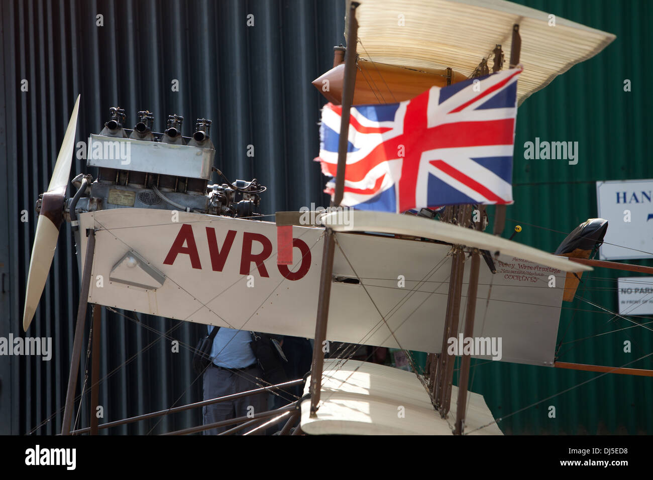 Avro Triplane at a Shuttleworth Collection air display at Old warden ...