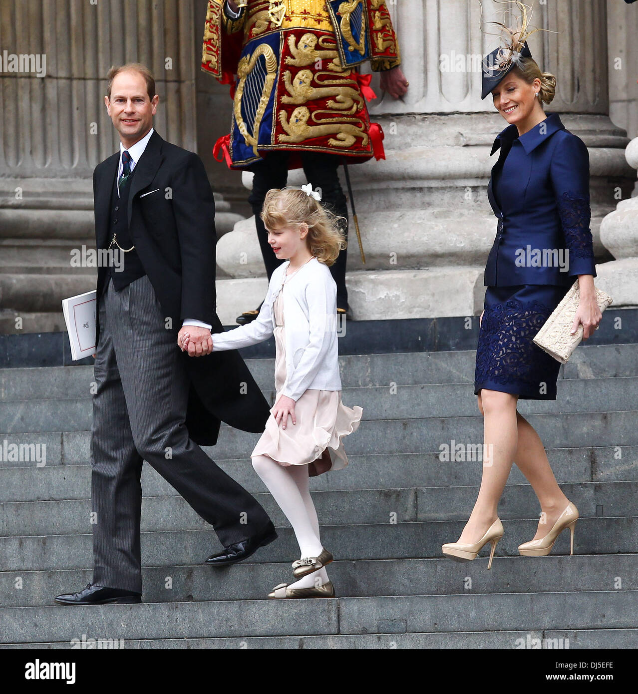 Prince Edward and Sophie, Countess of Wessex with their daughter Lady ...
