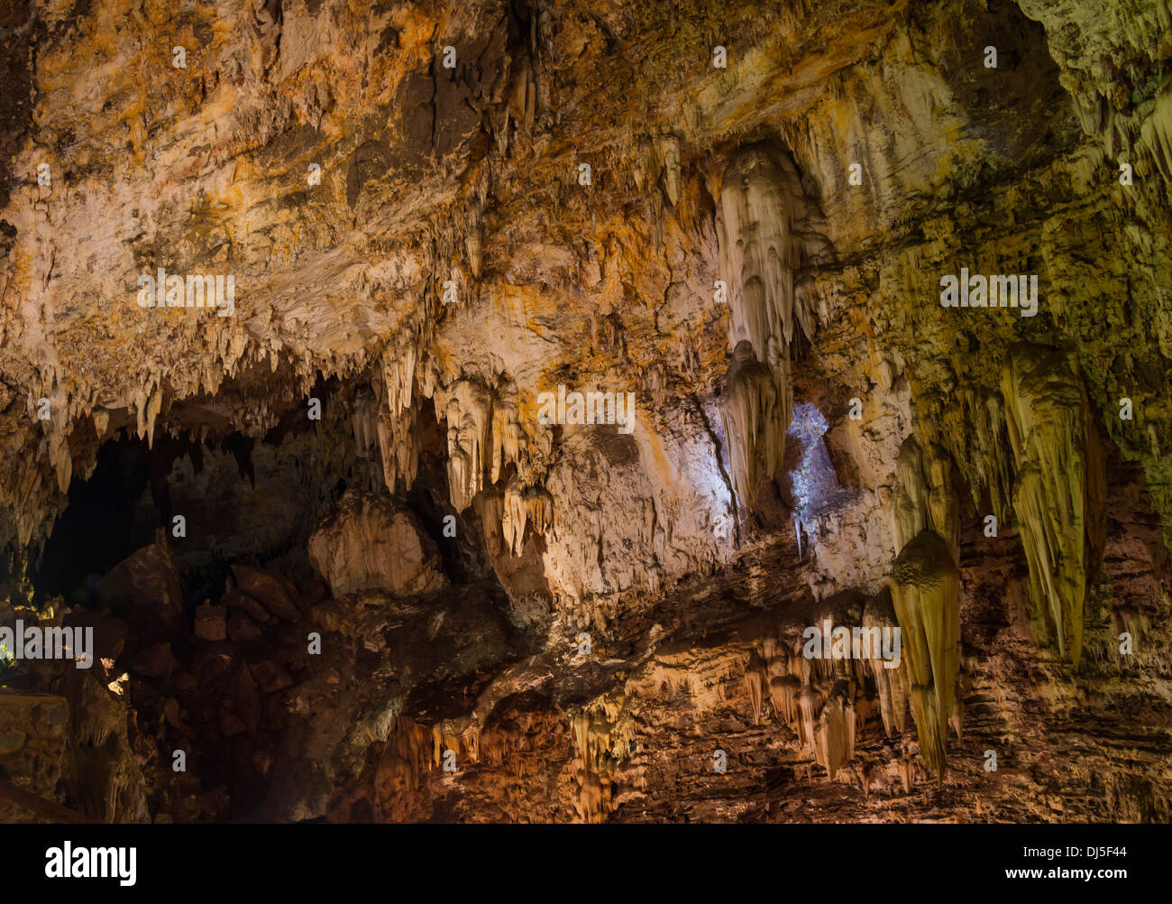 Wonder Cave Interior with Stalactites and Stalagmites Stock Photo - Alamy
