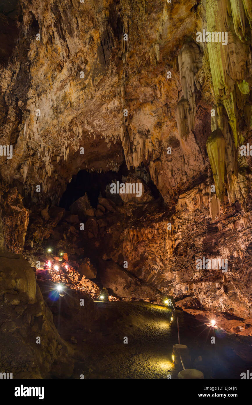 Wonder Cave Interior with Stalactites and Stalagmites Stock Photo - Alamy