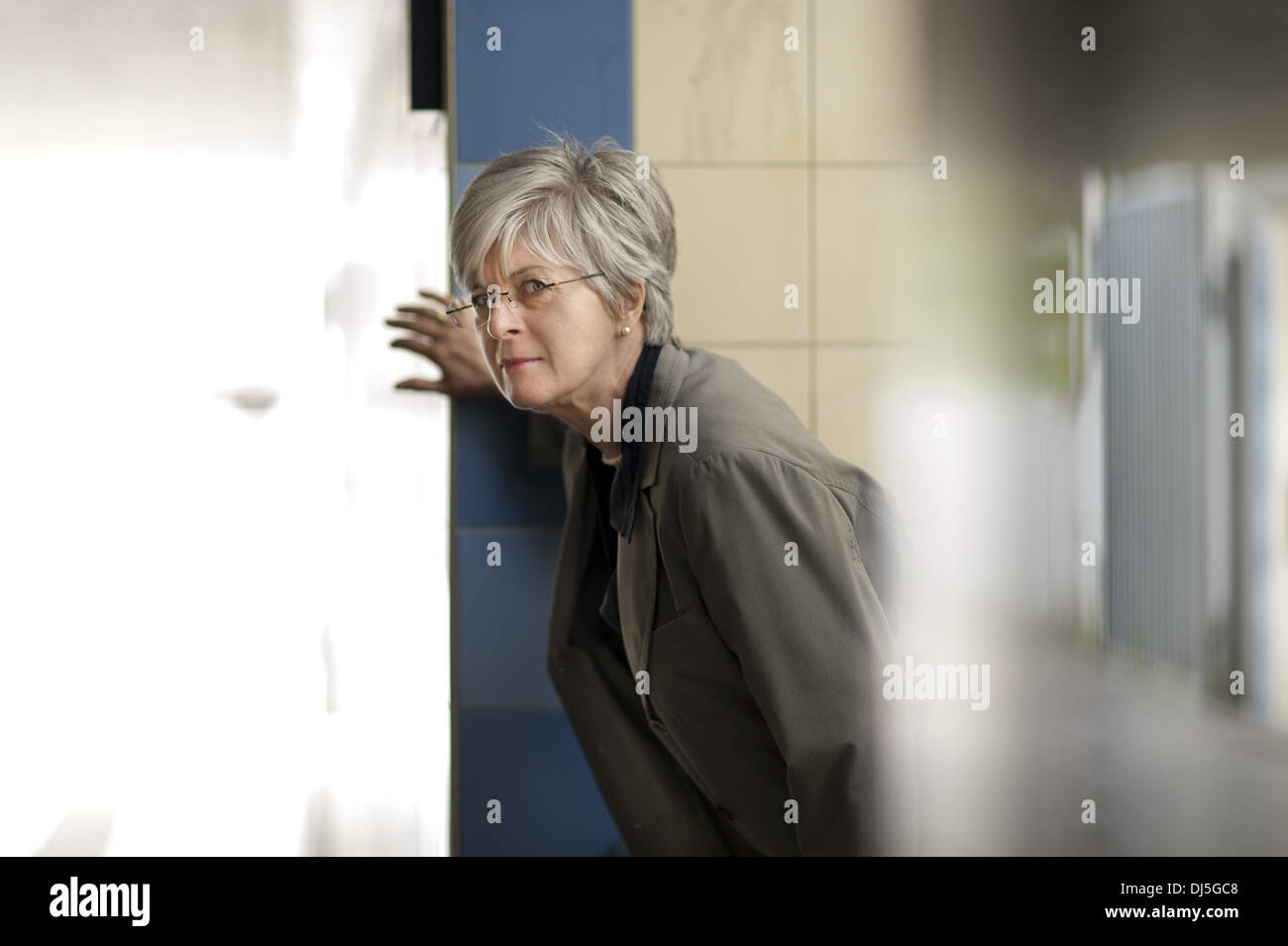 Cautious hi-res stock photography and images - Alamy