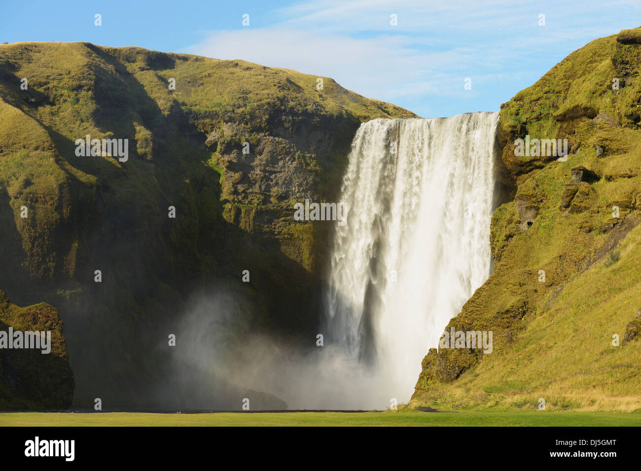 Skogafoss Waterfall; Skogar, Rangarping Eystra, Iceland Stock Photo - Alamy