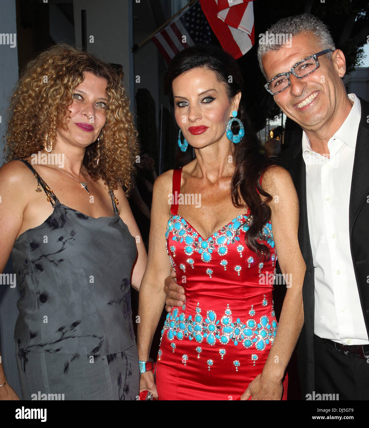 Kym Gold, Aline Shomof and Guest The Los Angeles premiere of 'For The ...