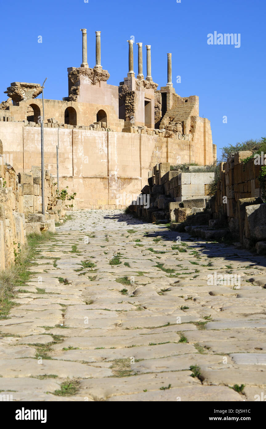 Ancient road, Libya Stock Photo - Alamy