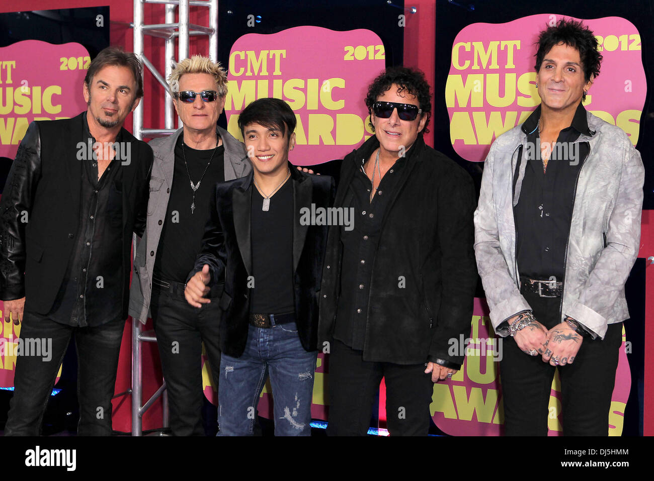 Journey 2012 CMT Music Awards at The Bridgestone Arena. Nashville ...