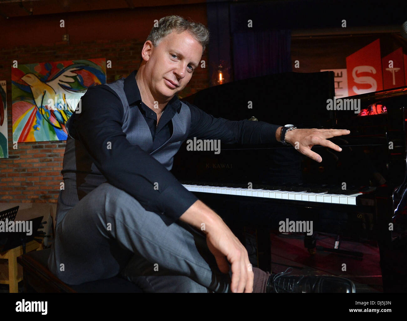 Singer/songwriter Simon Richards poses for a picture during his debut album 'Kaleidoscope Worlds ...