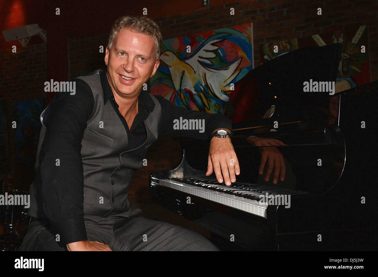 Singer/songwriter Simon Richards poses for a picture during his debut album 'Kaleidoscope Worlds ...