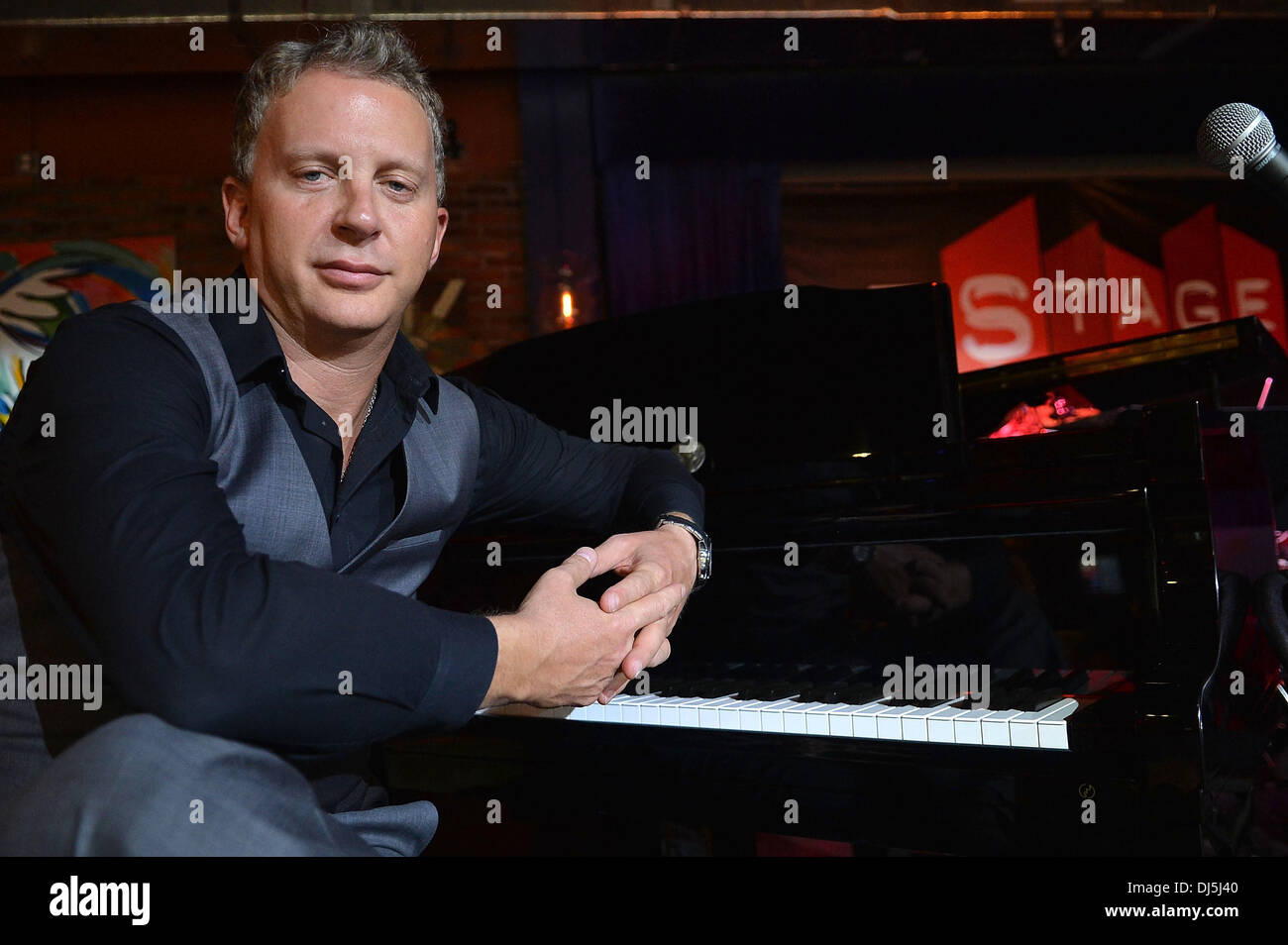 Singer/songwriter Simon Richards poses for a picture during his debut ...