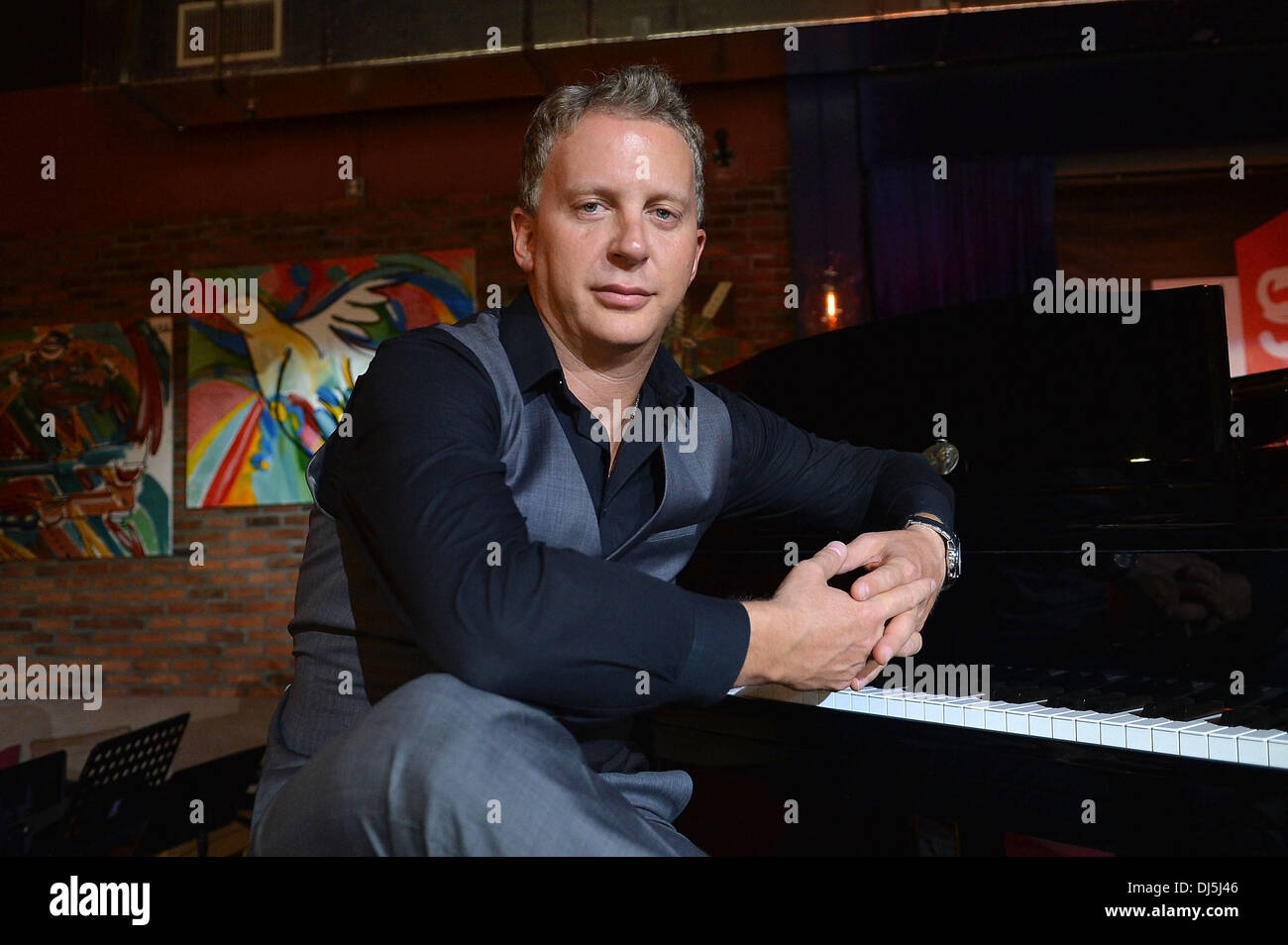 Singer/songwriter Simon Richards poses for a picture during his debut album 'Kaleidoscope Worlds ...