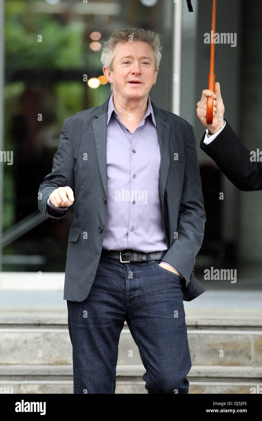 Louis Walsh leaving his hotel ahead of the third and final day of ...