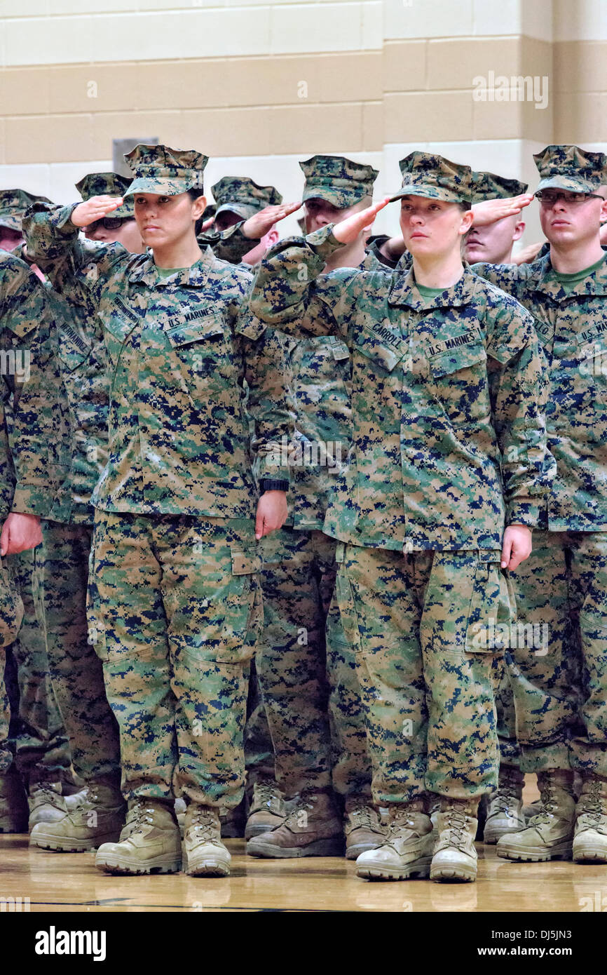 School of infantry east camp geiger marine corps usmc hi-res stock ...