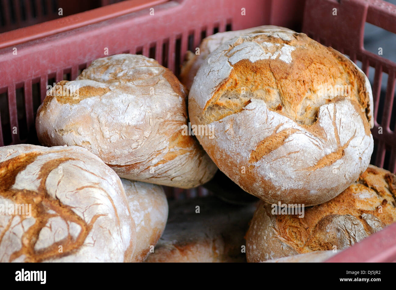 Wood oven bread Stock Photo - Alamy