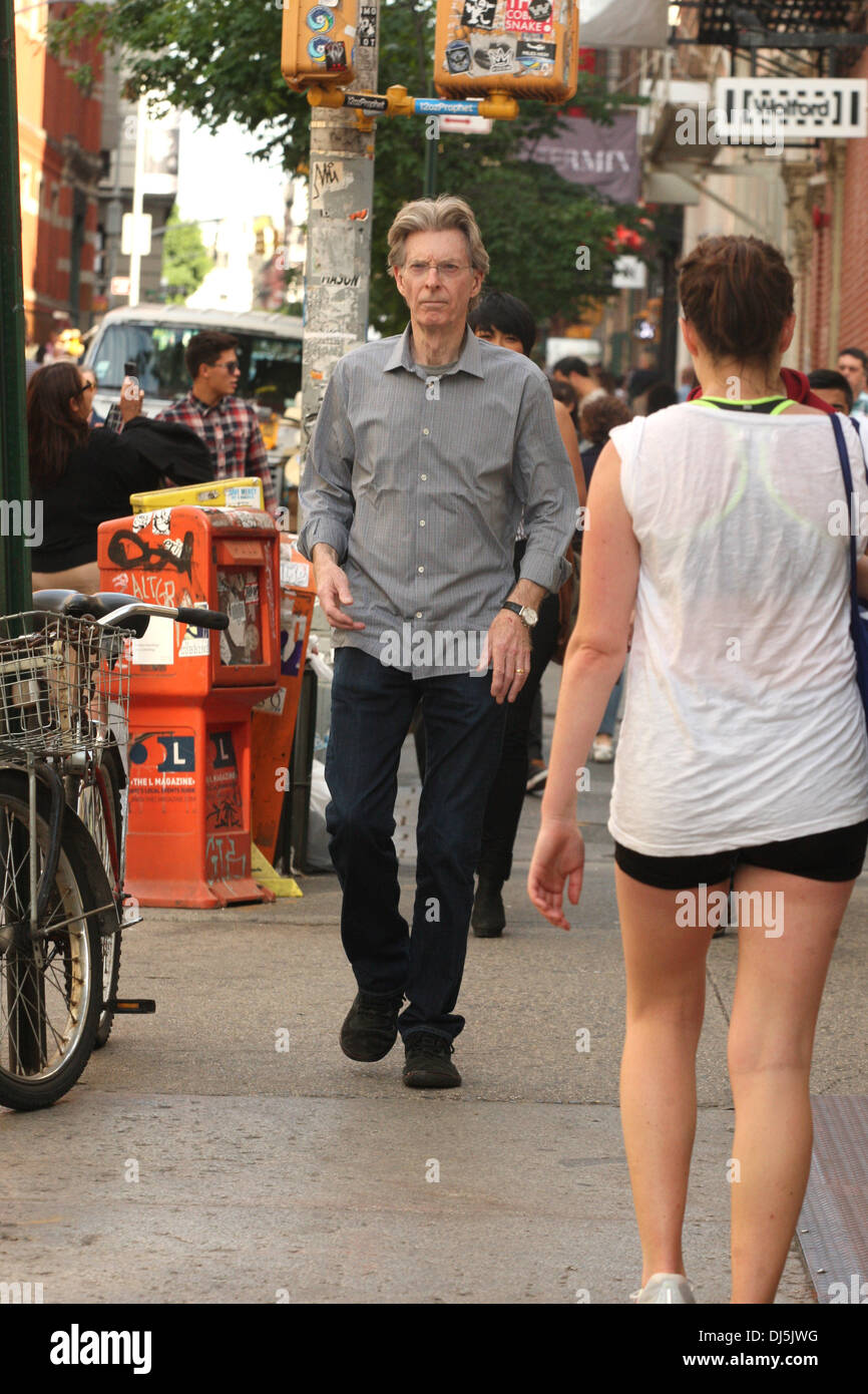 Phillip Chapman out in Soho New York City, USA - 06.06.12 Stock Photo ...