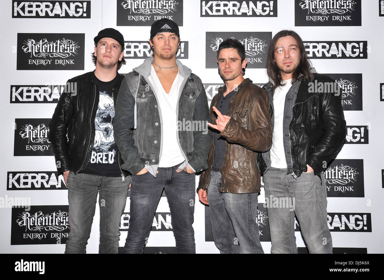 Bullet for my Valentine Kerrang! Awards held at the Brewery - Arrivals ...