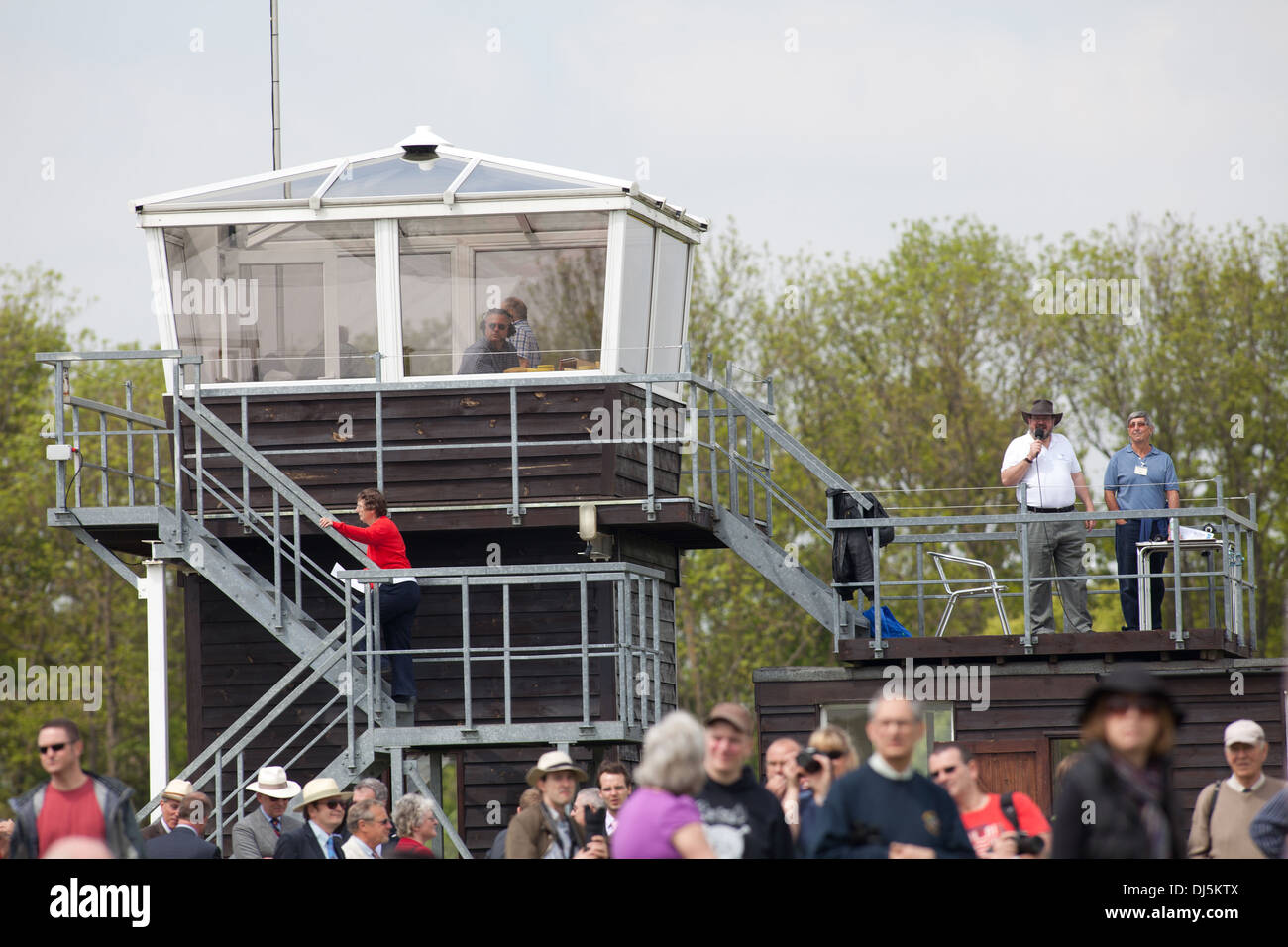 The control tower at Old warden airfield, Bedfordshire, UK, home of the ...