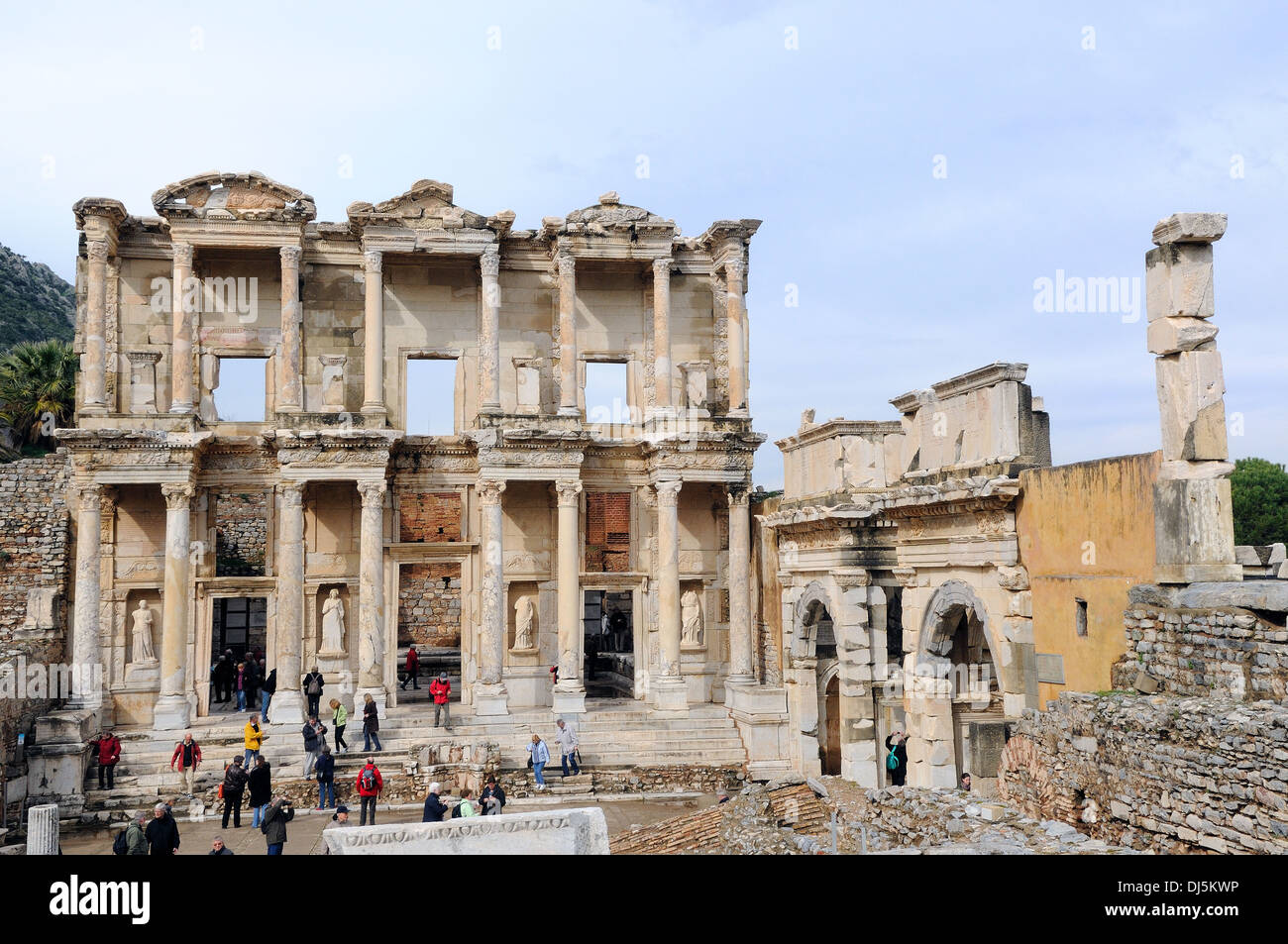 Ephesus Celsus Library Stock Photo - Alamy