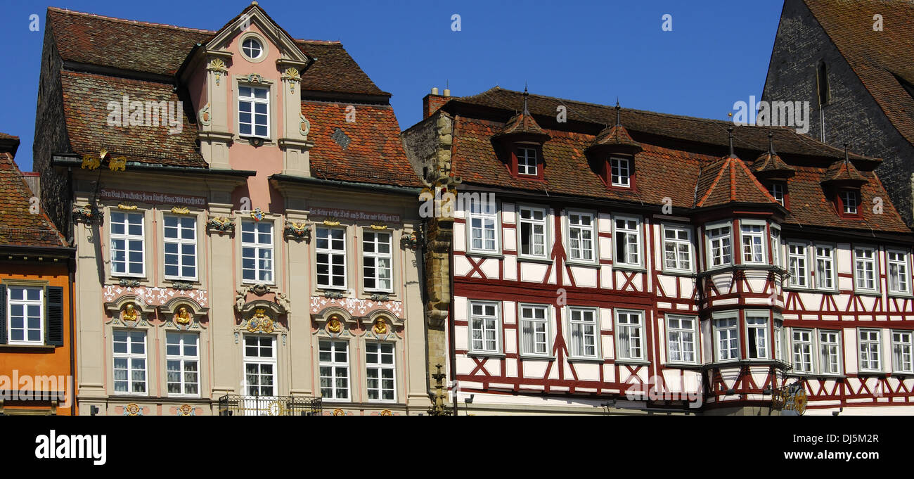 German houses hi-res stock photography and images - Alamy