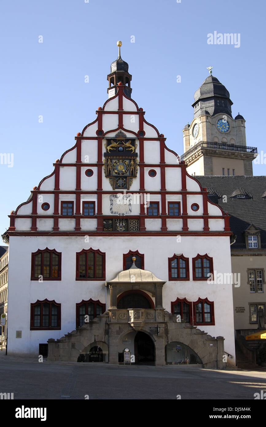 Old Townhall, Plauen Stock Photo - Alamy