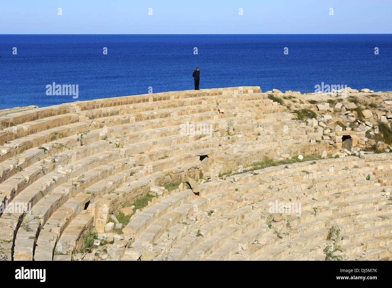 Libya leptis magna amphitheatre leptis hi-res stock photography and ...