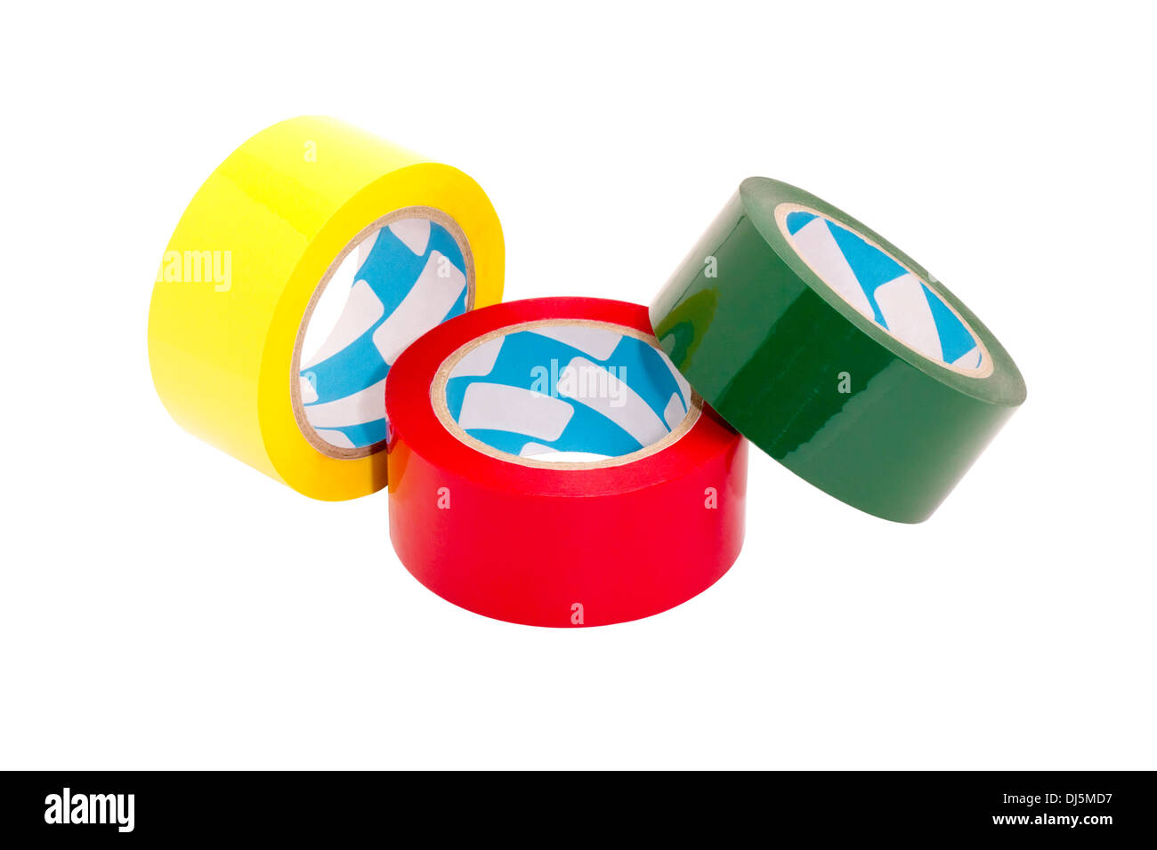a stack of colored tape in large rolls Stock Photo - Alamy
