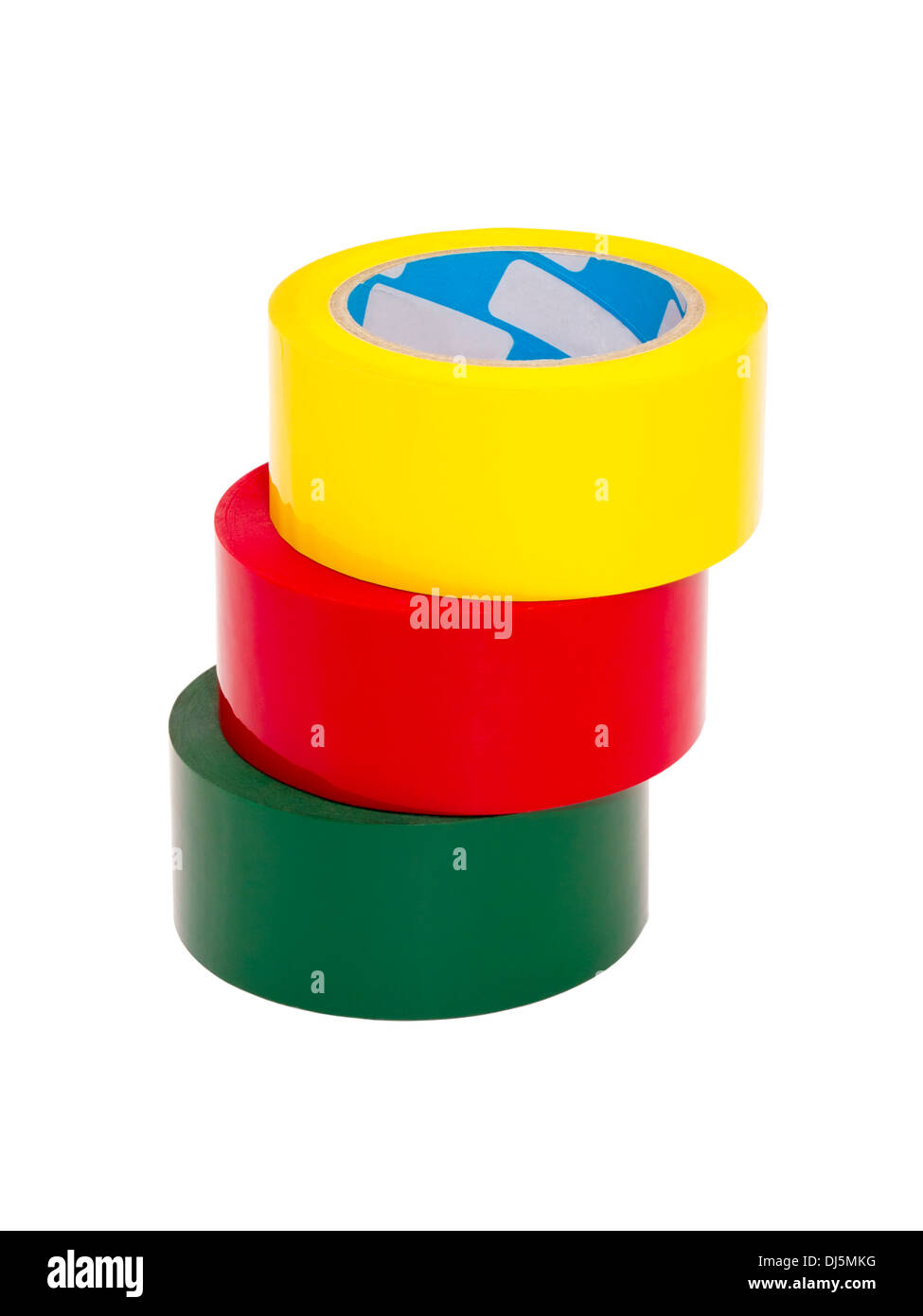 a stack of colored tape in large rolls Stock Photo - Alamy