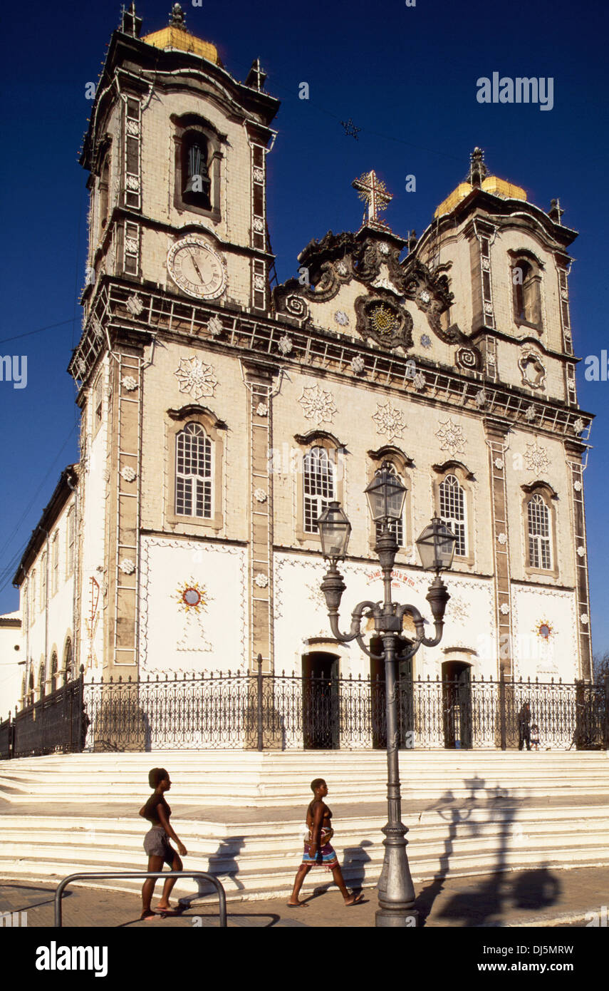 nossa senhora do bonfim, church, salvador, bahia, brazil, south america ...