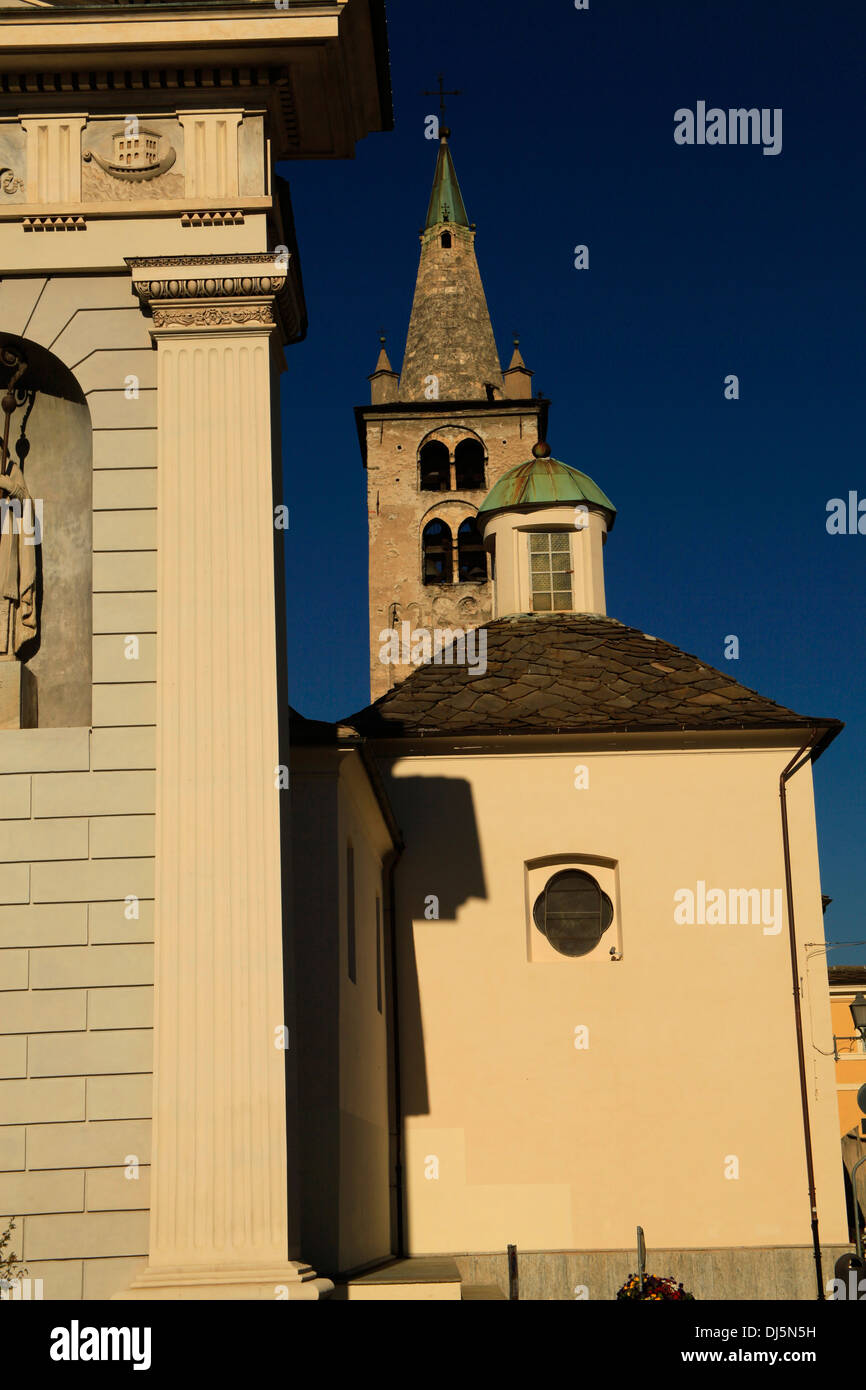 Aosta city, Aosta valley Stock Photo - Alamy
