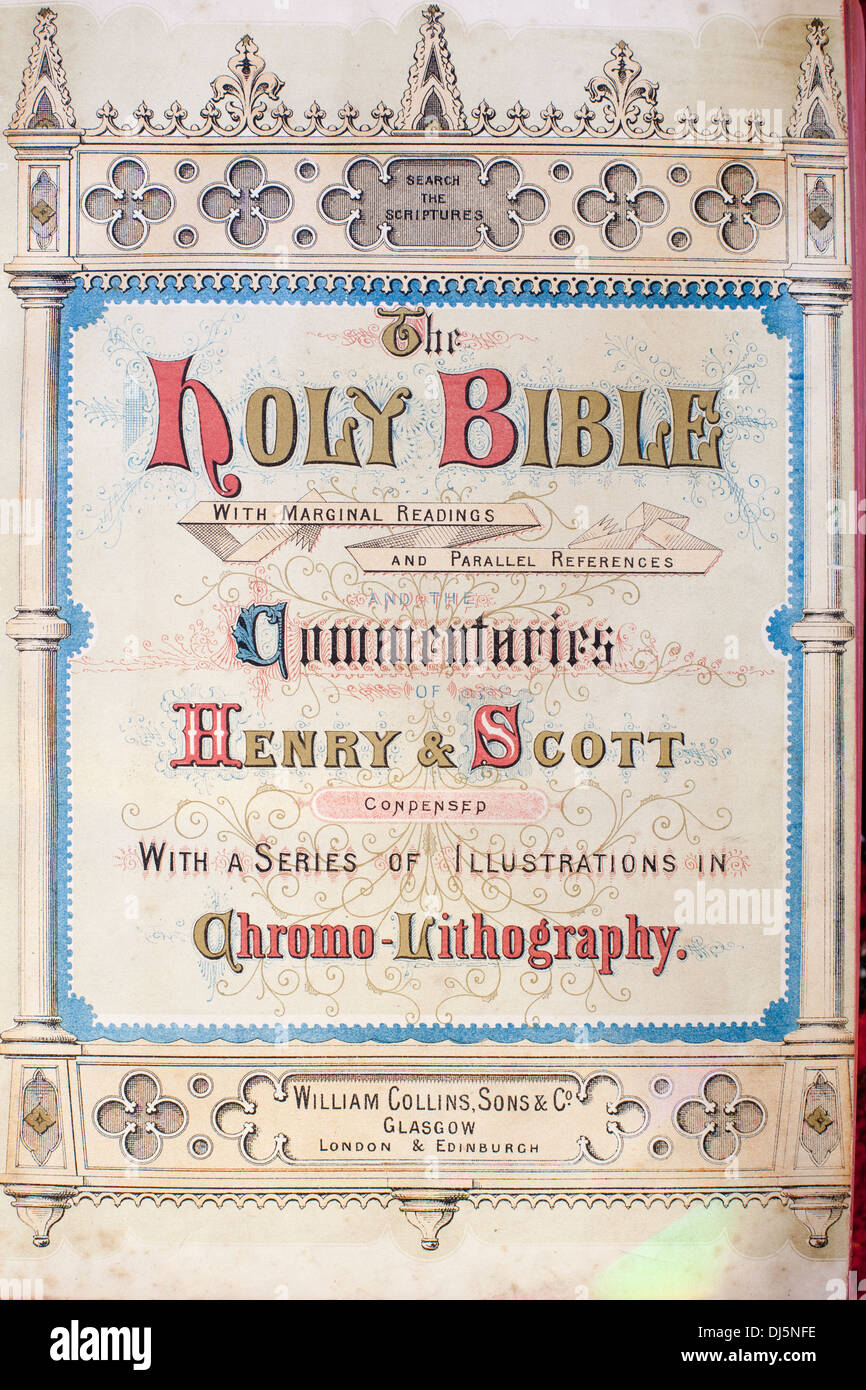 Holy bible front hi-res stock photography and images - Alamy