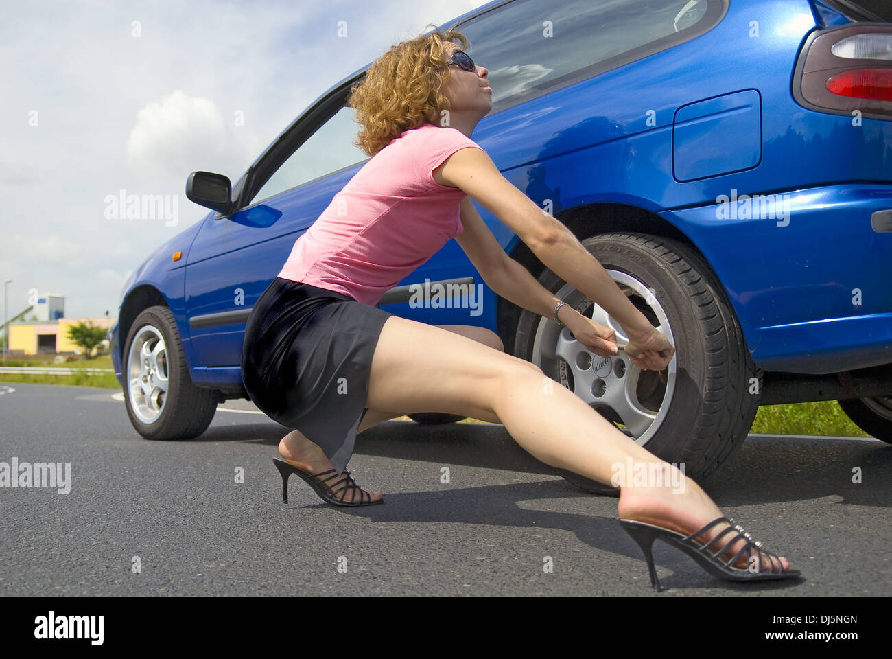 woman has a breakdown Stock Photo - Alamy