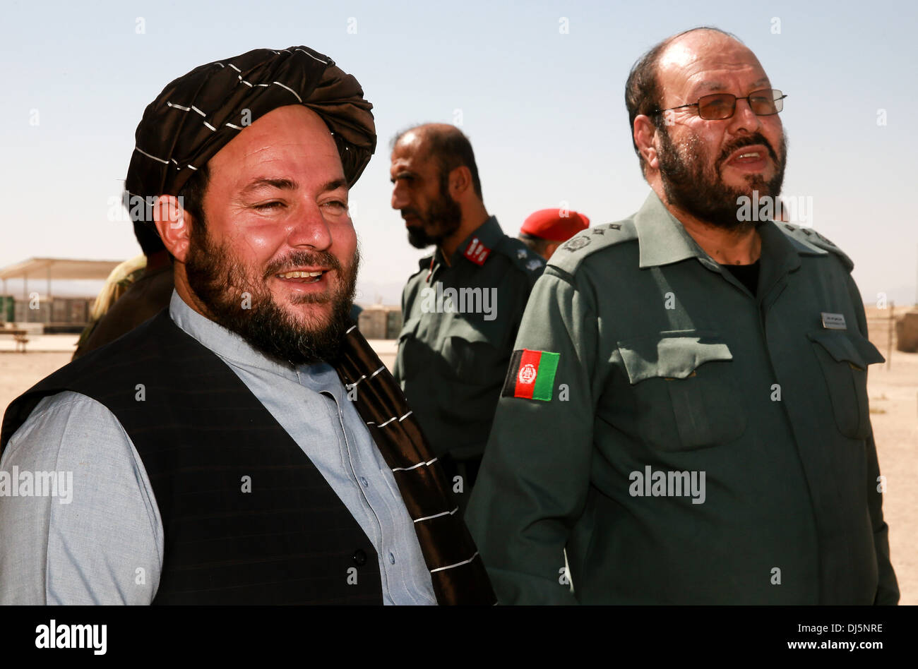 Uruzgan's Provincial Gov. Amir Mohammad Akhundzada and Afghan Major ...