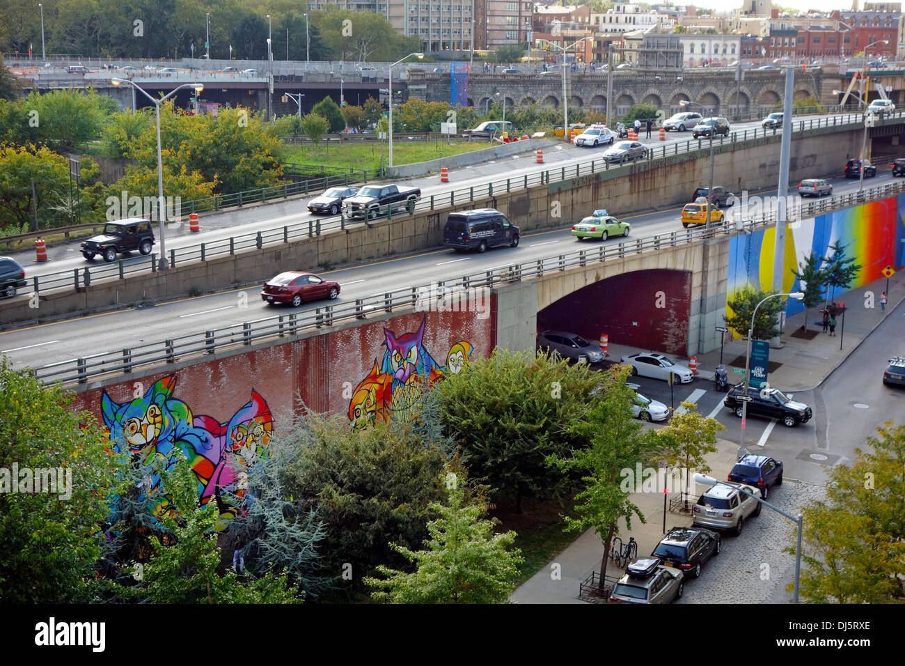 Brooklyn queens expressway hi-res stock photography and images - Alamy