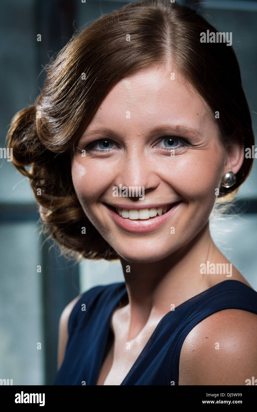 Katharina Woschek celebrating the 1,500th episode on the set of RTL TV ...