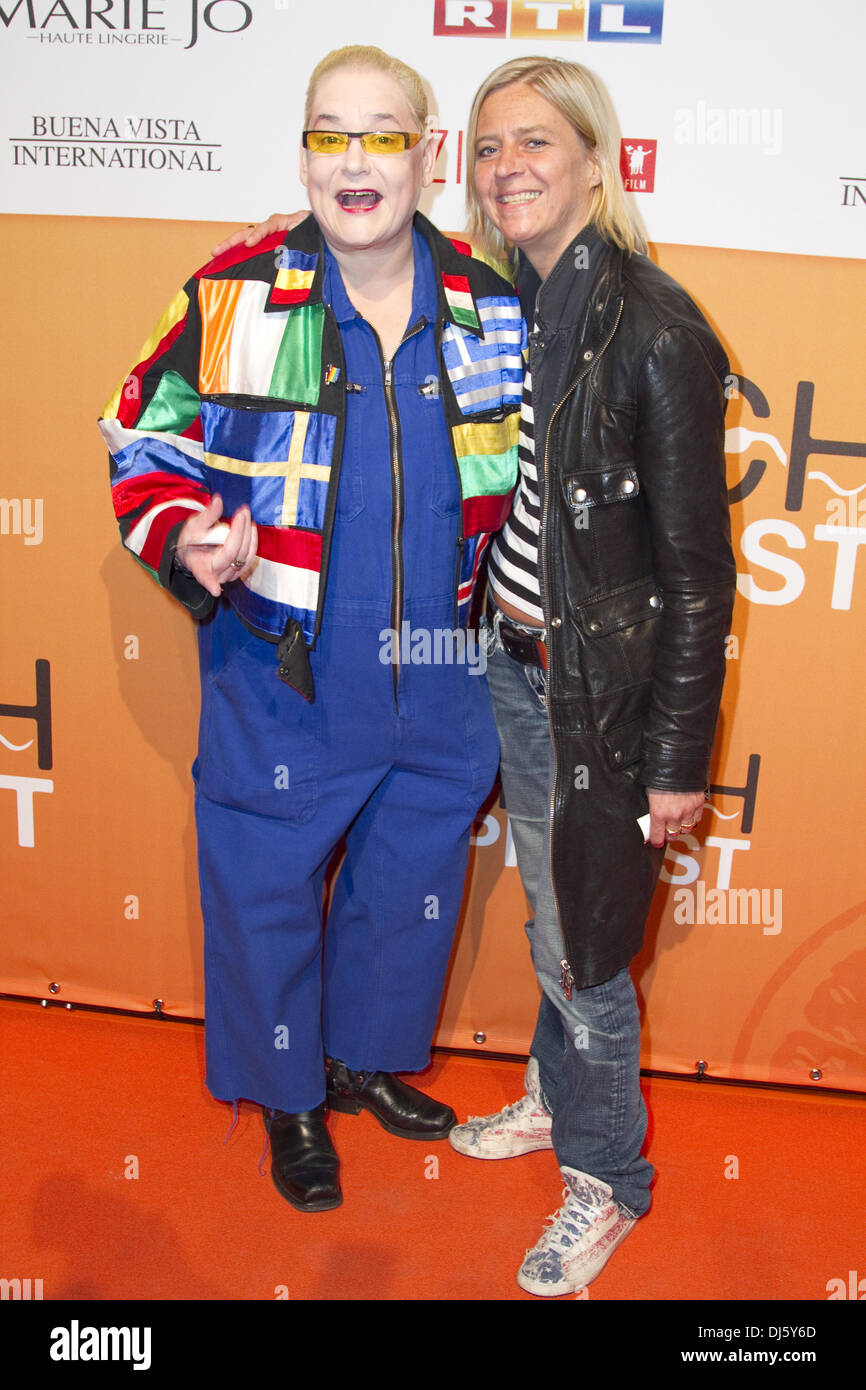 Hella von Sinnen, Cornelia Scheel at the German premiere of the movie ...
