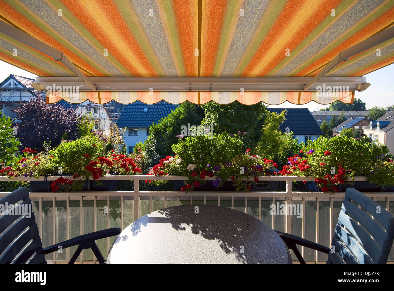 View from balcony Stock Photo - Alamy