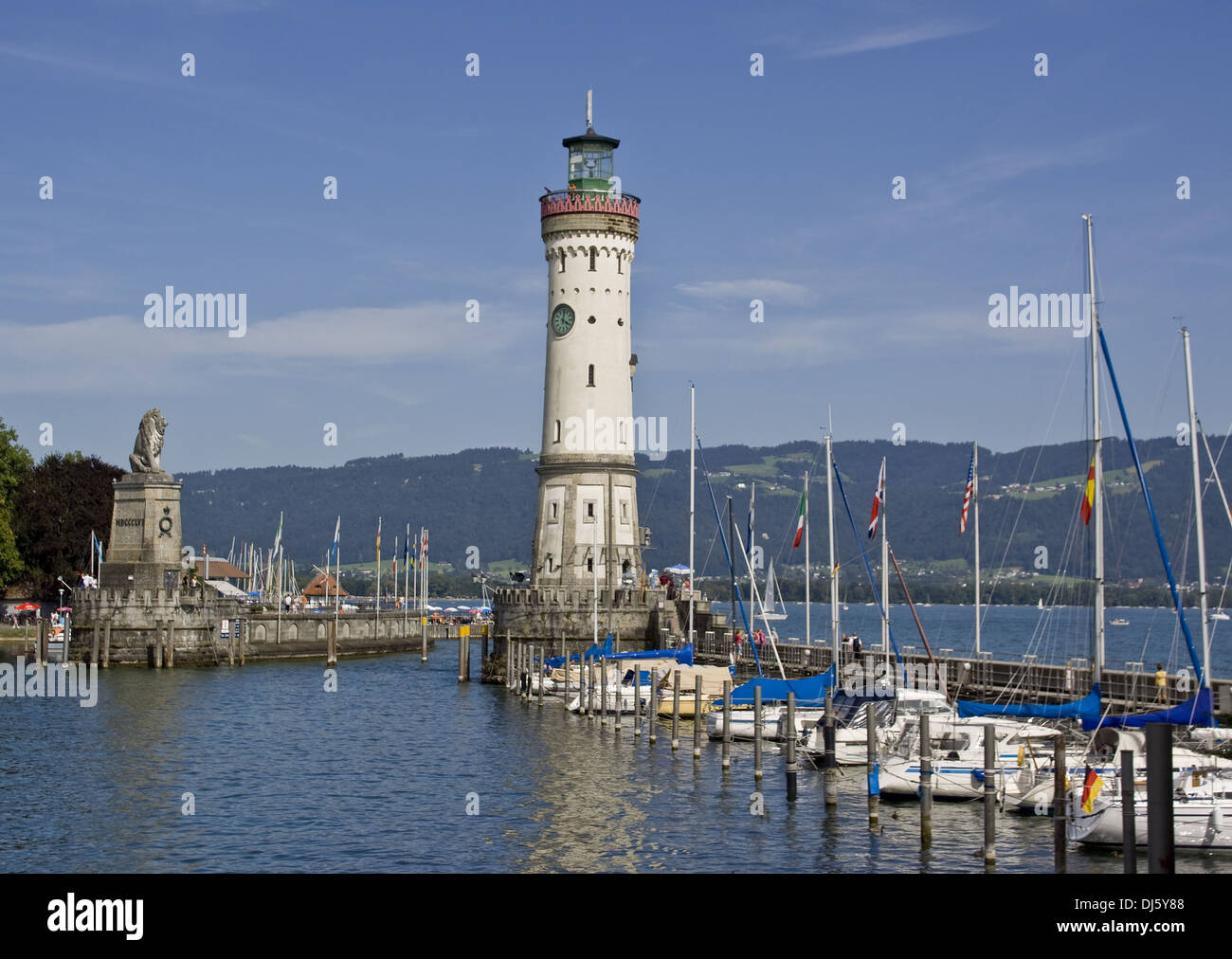 Lindau hafen tower hi-res stock photography and images - Alamy