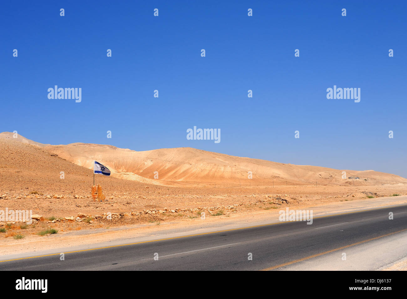 Israel flag straight hi-res stock photography and images - Alamy