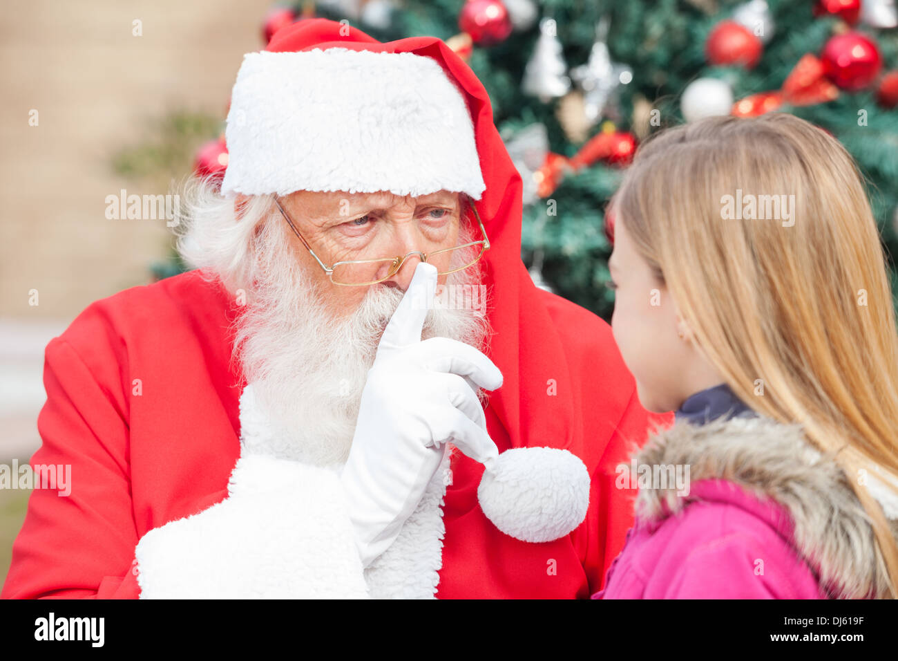 Santa shush hi-res stock photography and images - Alamy
