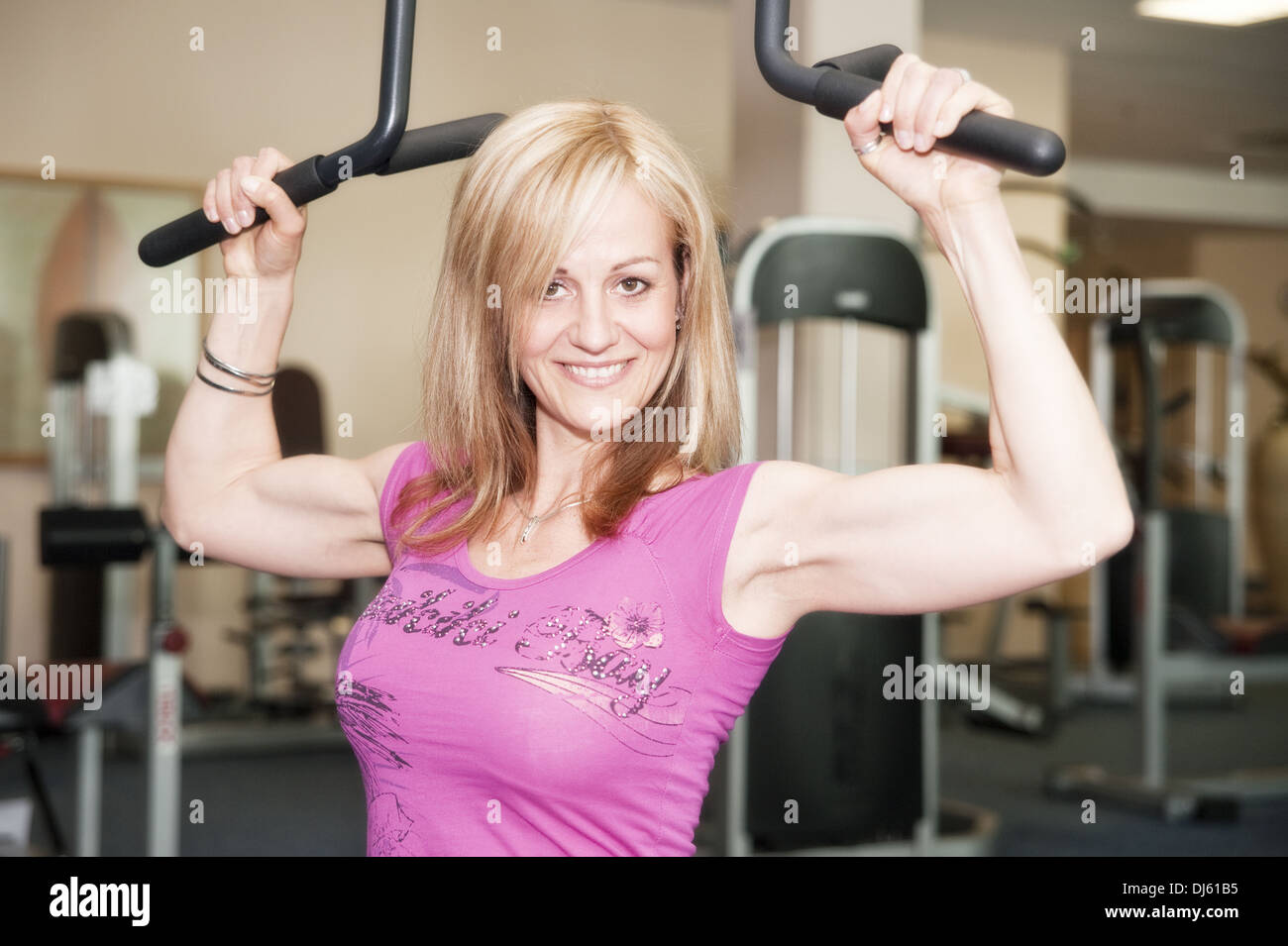 Vera in the gym Stock Photo - Alamy