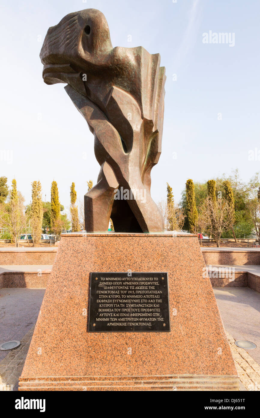 Armenian genocide memorial, Larnaca, Cyprus Stock Photo - Alamy
