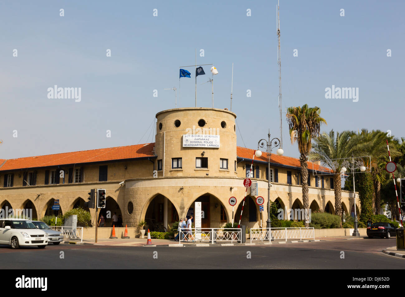 Police Station, Larnaca, Cyprus Stock Photo - Alamy