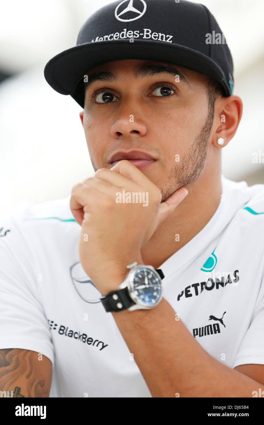 Lewis hamilton 2013 brazil hi-res stock photography and images - Alamy